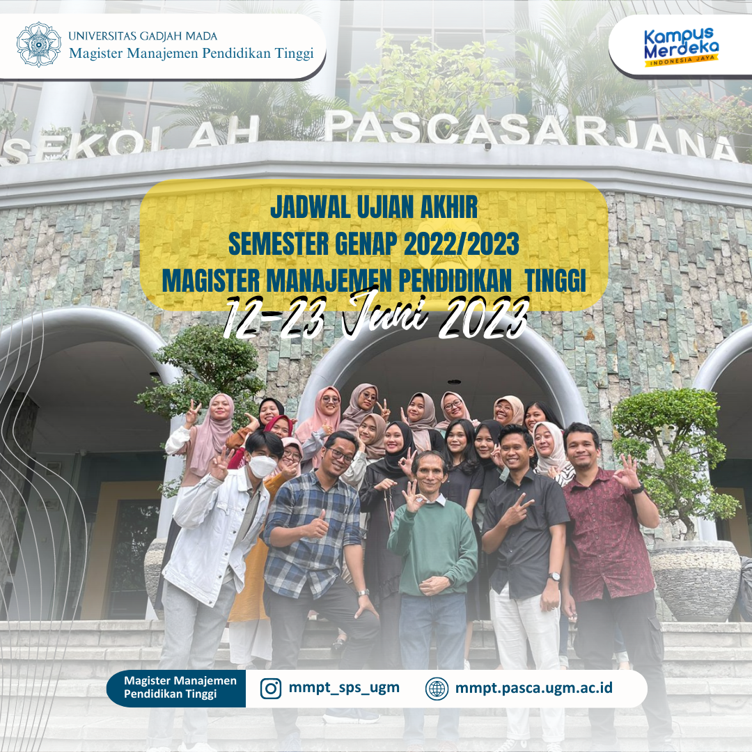 Pemberitahuan Pelaksanaan UAS MMPT UGM – Magister Manajemen Pendidikan ...