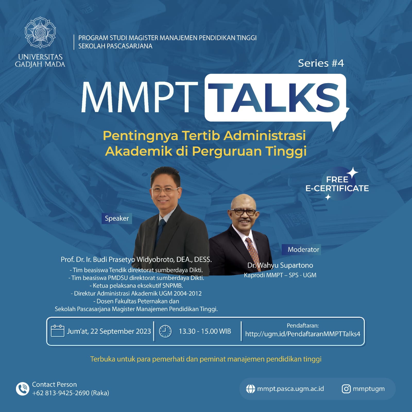 MMPT Talks#4 (Pentingnya Tertib Administrasi Akademik di Perguruan ...