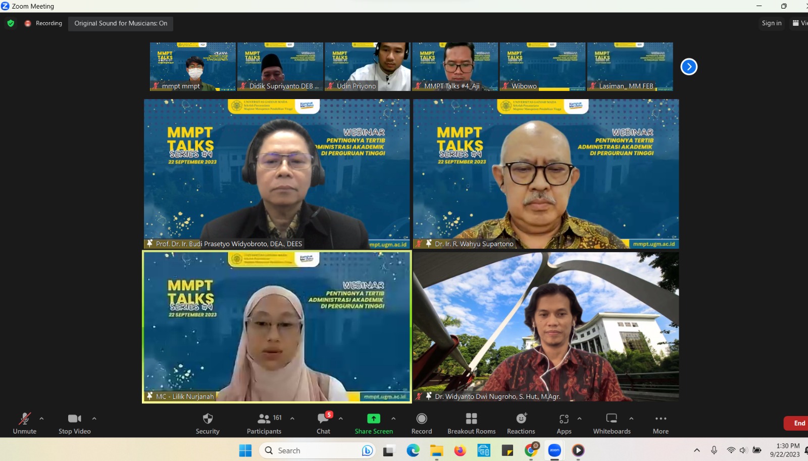 Ratusan Peserta dari Berbagai Pendidikan Tinggi Antusias Ikuti MMPT ...