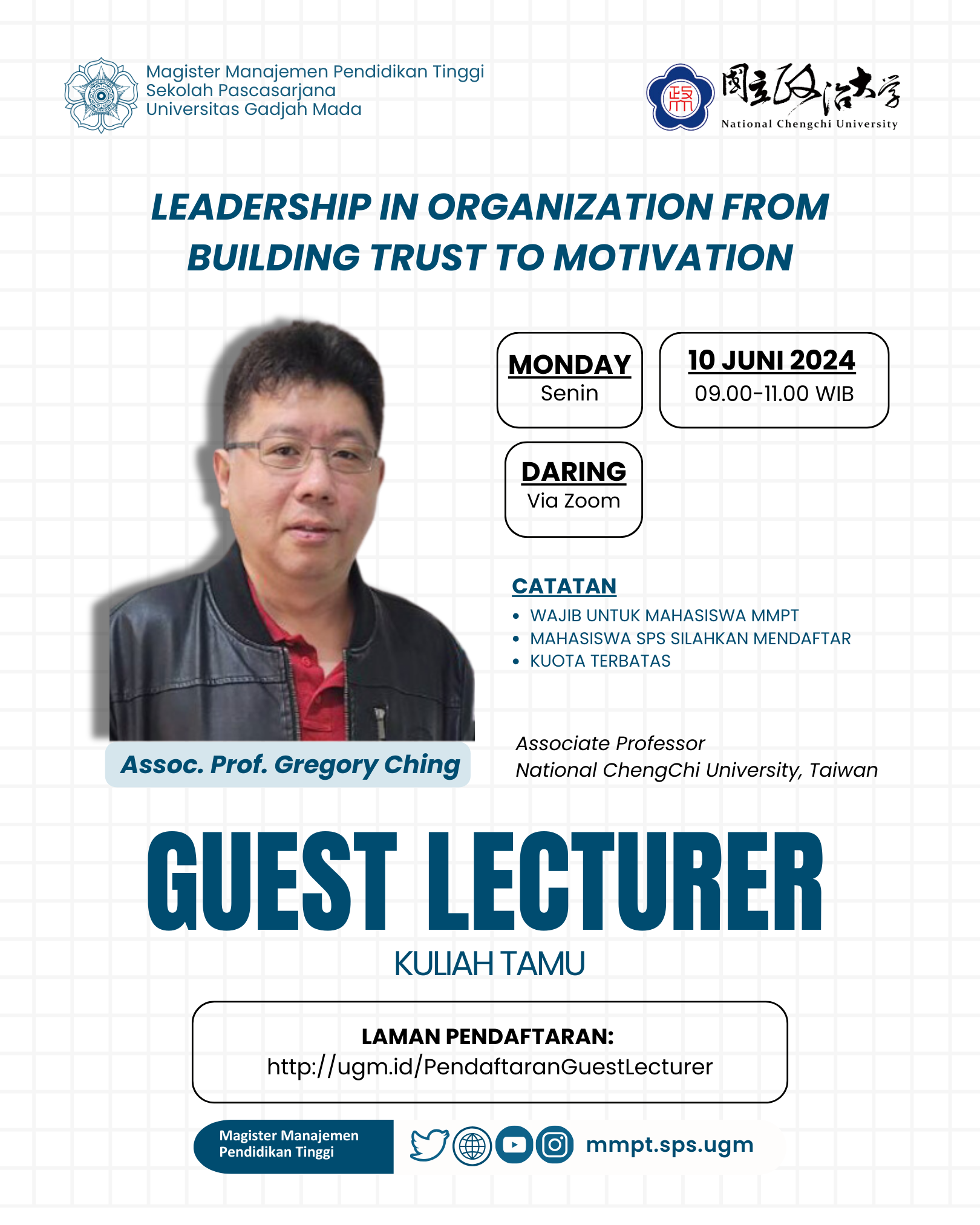 Guest Lecture on “Leadership in Organization: From Building Trust to ...