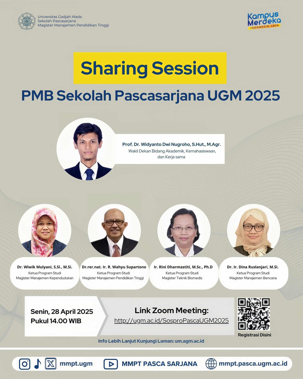 Magister Manajemen Pendidikan Tinggi Sesi Berbagi Informasi PMB Sekolah ...